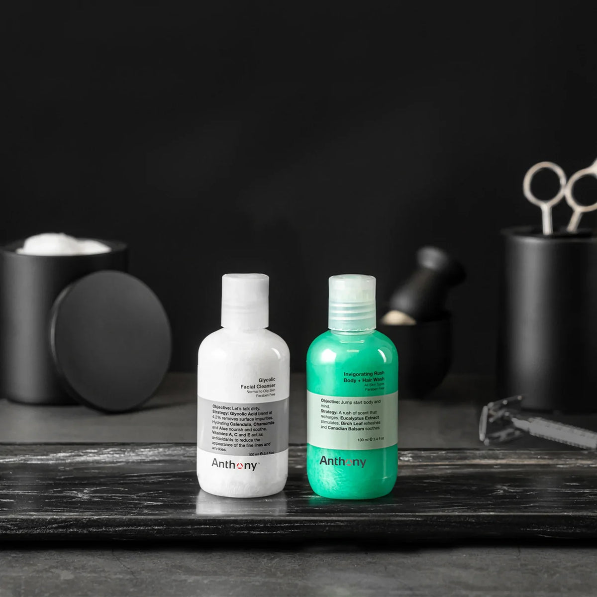 Head to Toe Travel Kit | Shower Wash and Face Wash – Anthony EU